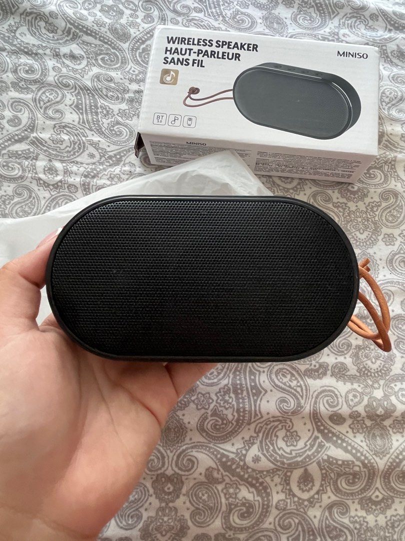 Miniso wireless bluetooth speaker, Audio, Portable Music Players on ...