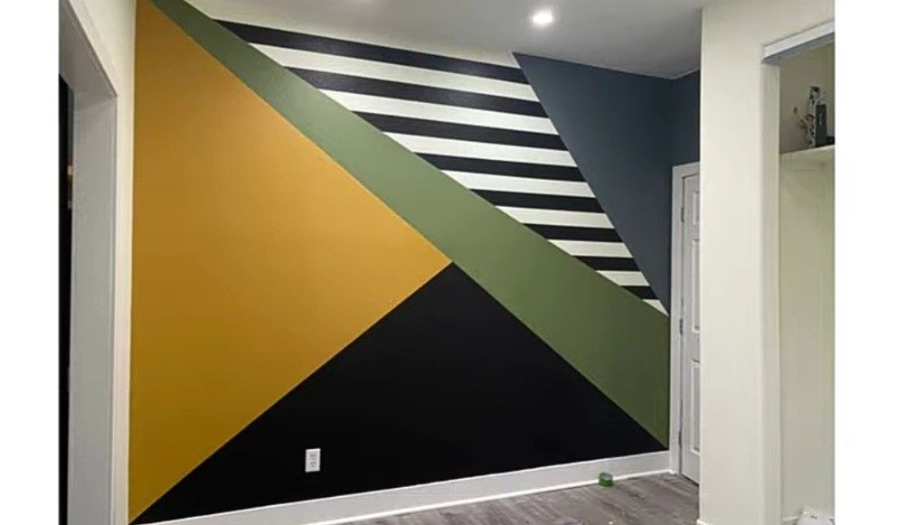 Momento wall painting design, Home Services, Renovations, Painting ...