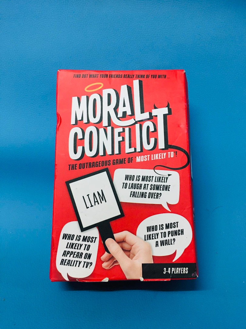 Moral Conflict Card Game, Hobbies & Toys, Toys & Games on Carousell