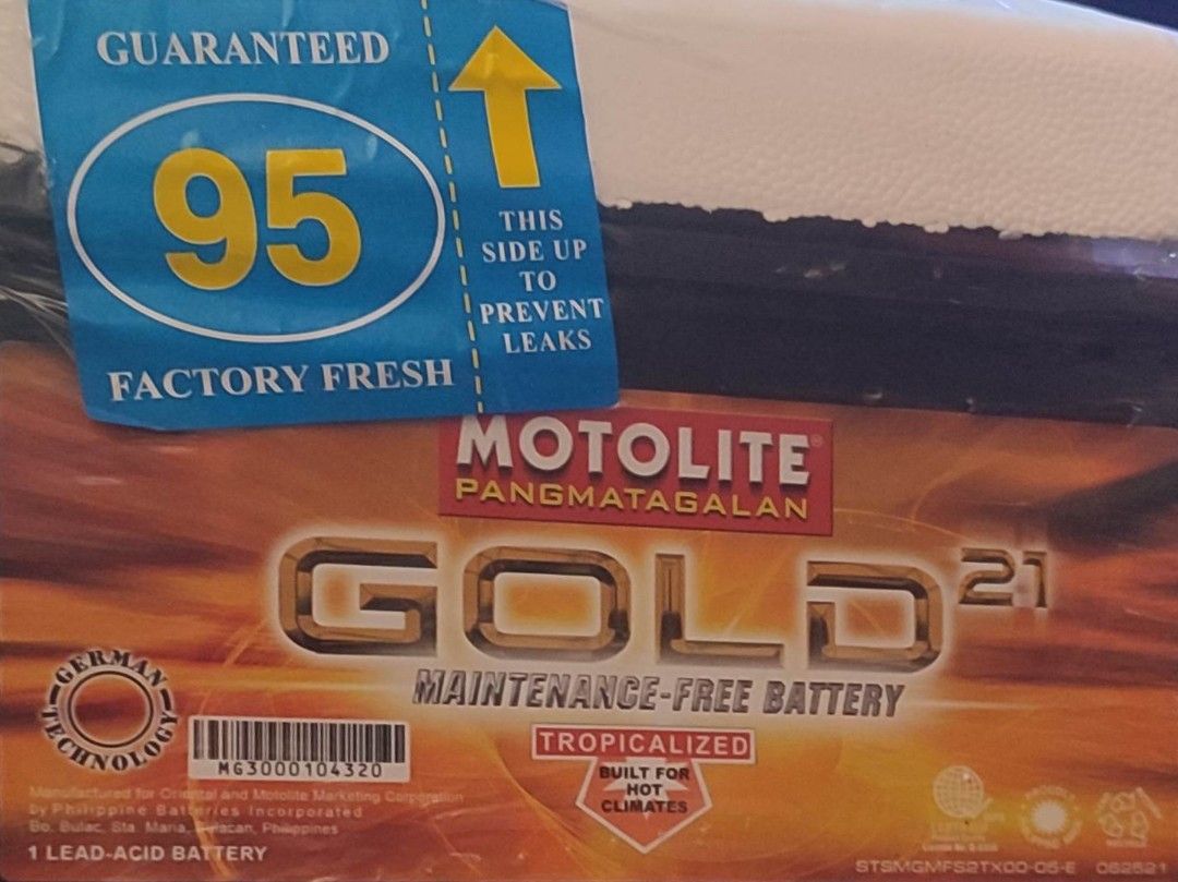 Motolite battery, Car Parts & Accessories, Maintenance Fluids and ...