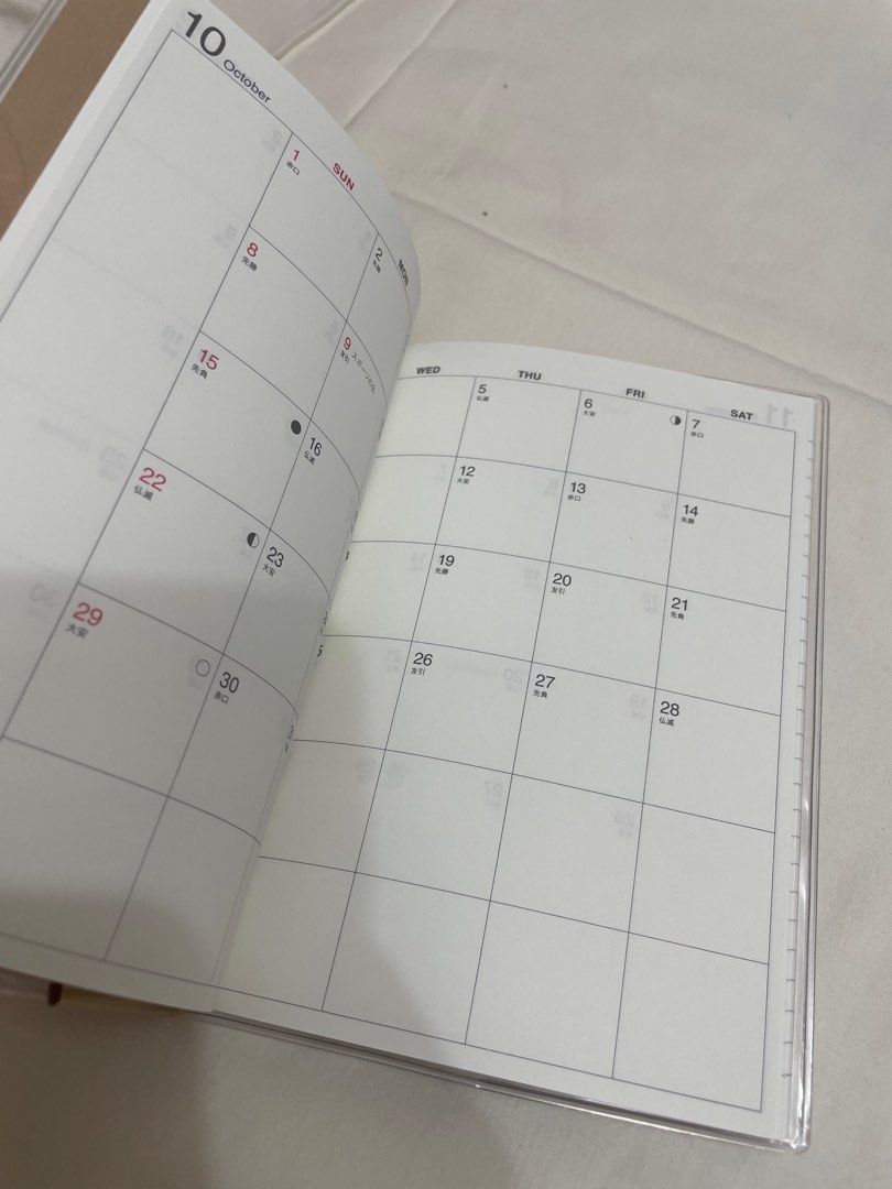 Muji 2023 Planner, Hobbies & Toys, Stationary & Craft, Stationery ...