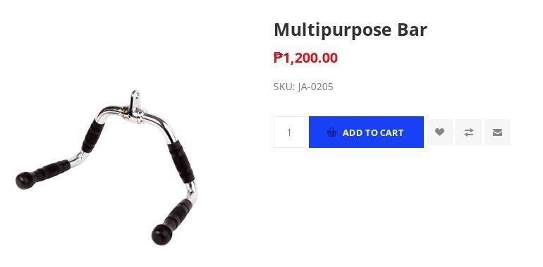 Multi Purpose Bar - Gym Equipment, Sports Equipment, Exercise & Fitness, Toning & Stretching ...