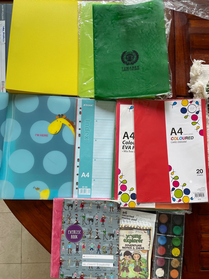 New & old files & note books, Hobbies & Toys, Stationery & Craft ...