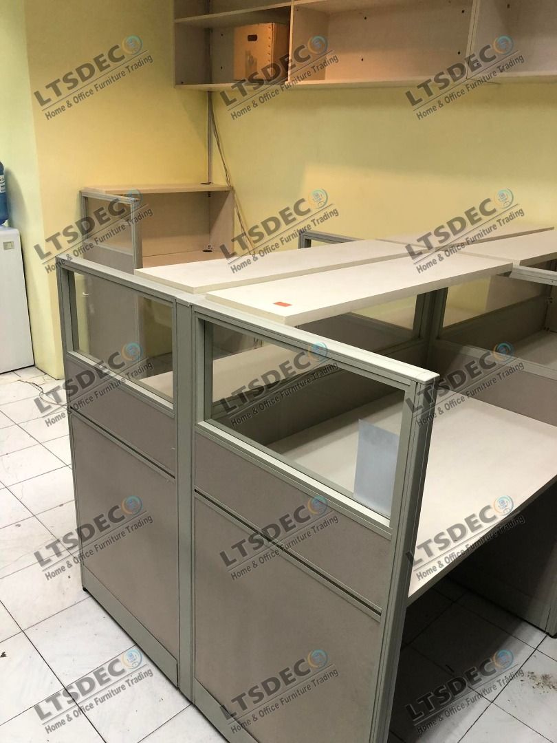 NEW MODULAR OFFICE PARTITION WORKSTATION TABLE FURNITURE on Carousell