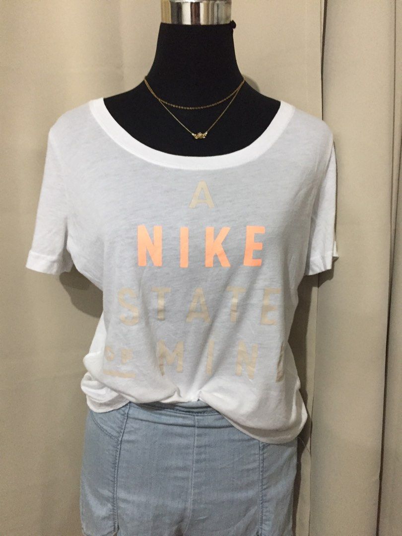 Nike basic white tee, Women's Fashion, Tops, Shirts on Carousell