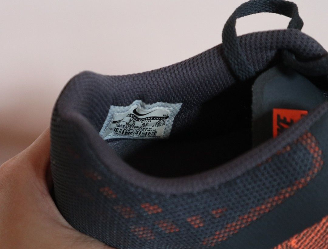 Nike FS Lite Run 3 Orange Charcoal Running MENS on Carousell