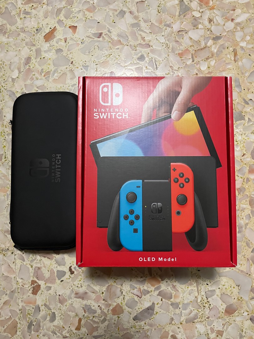 Nintendo Switch OLED Black, Video Gaming, Video Game Consoles, Nintendo ...