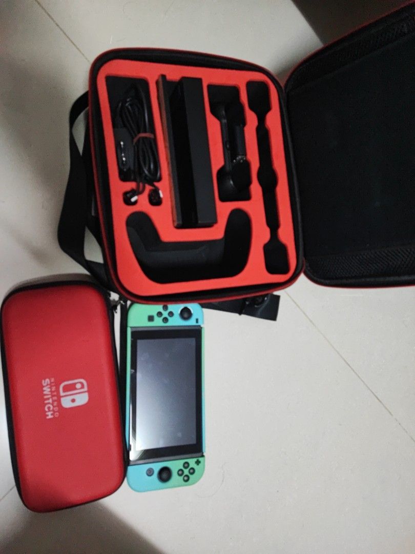 Nintendo Switch Super Mario edition, Video Gaming, Video Game Consoles ...