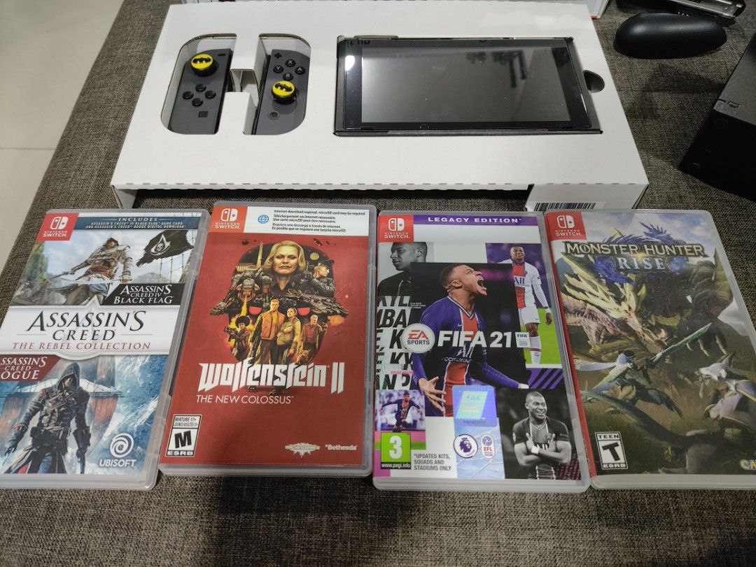 Nintendo Switch V2 (FULL SET) MALAYSIA VERSION, Video Gaming, Video ...