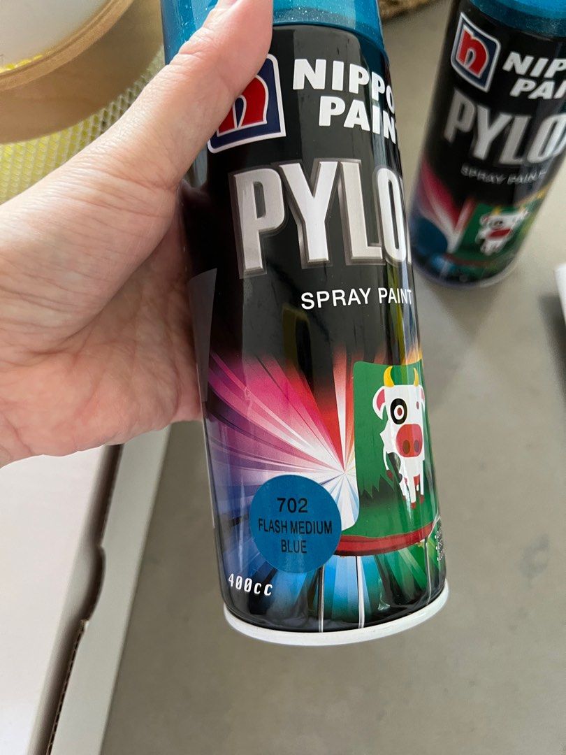 Nippon Blue Spray Paint, Furniture & Home Living, Home Decor, Other ...