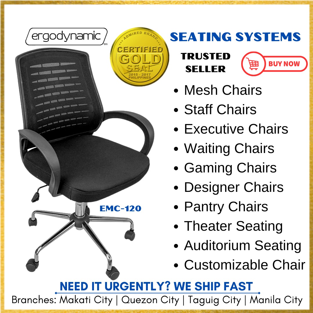 Office Chair, Ergodynamic EMC-120 Office Chair, Office Furniture, Work ...