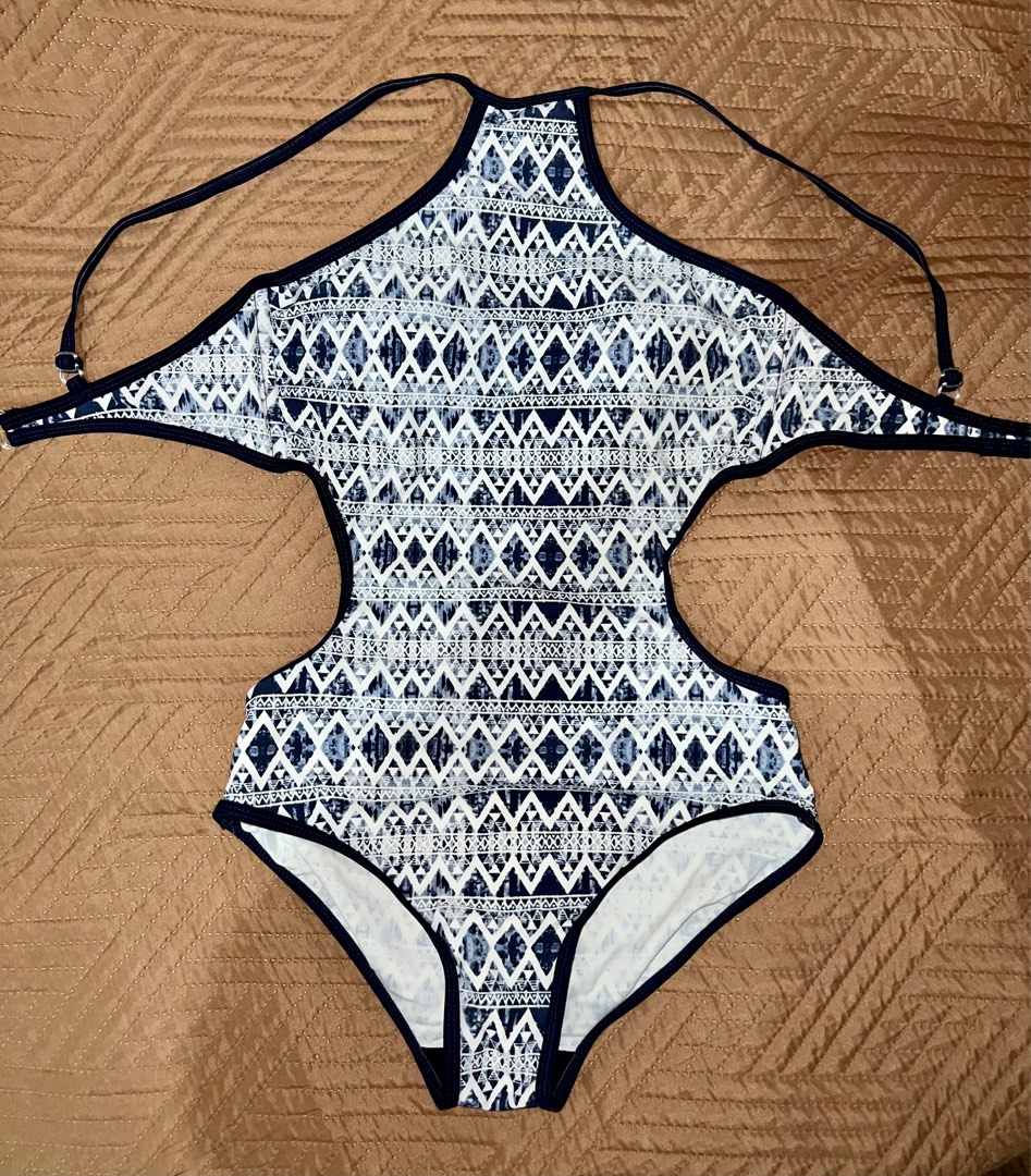 Sun n Sand One Piece Swimsuit (printed), Women's Fashion, Swimwear ...