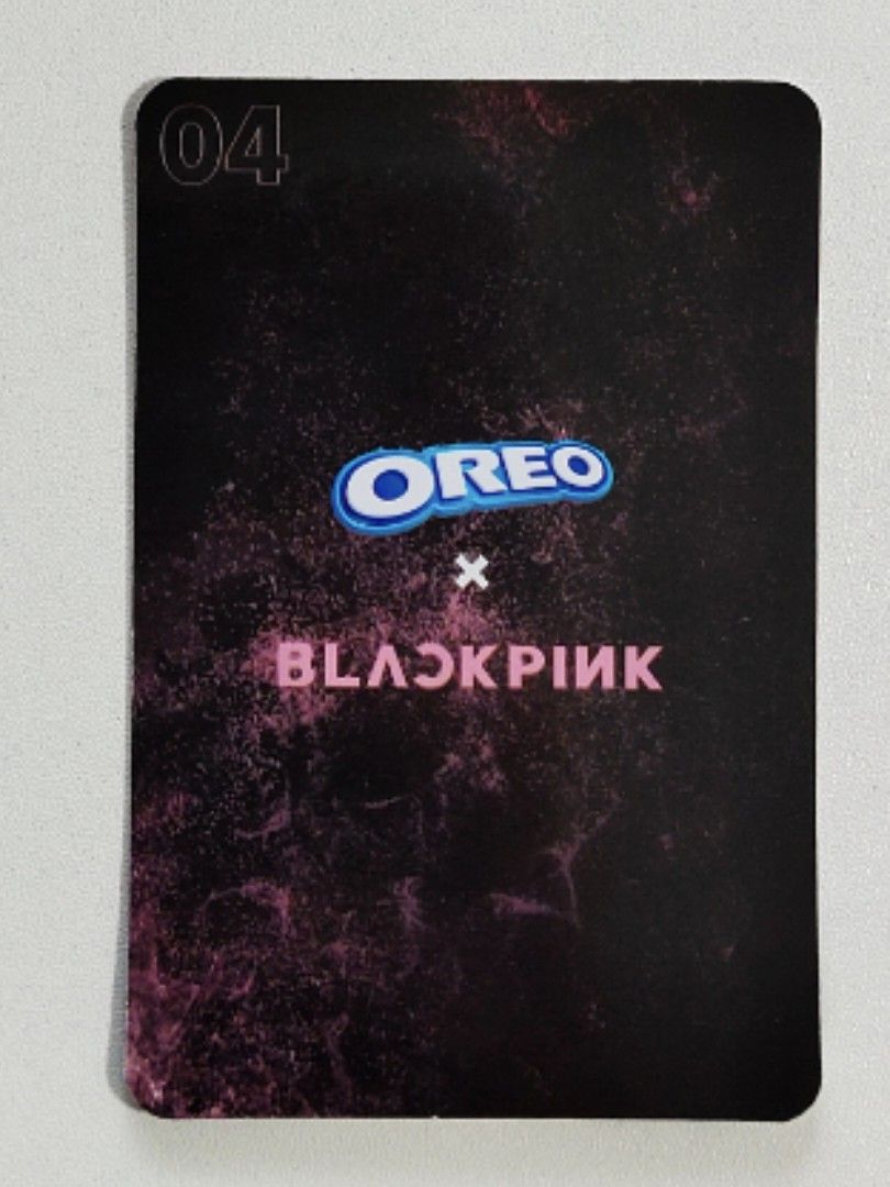 Oreo Blackpink Rose Card - Free Normal Mailing, Hobbies & Toys ...