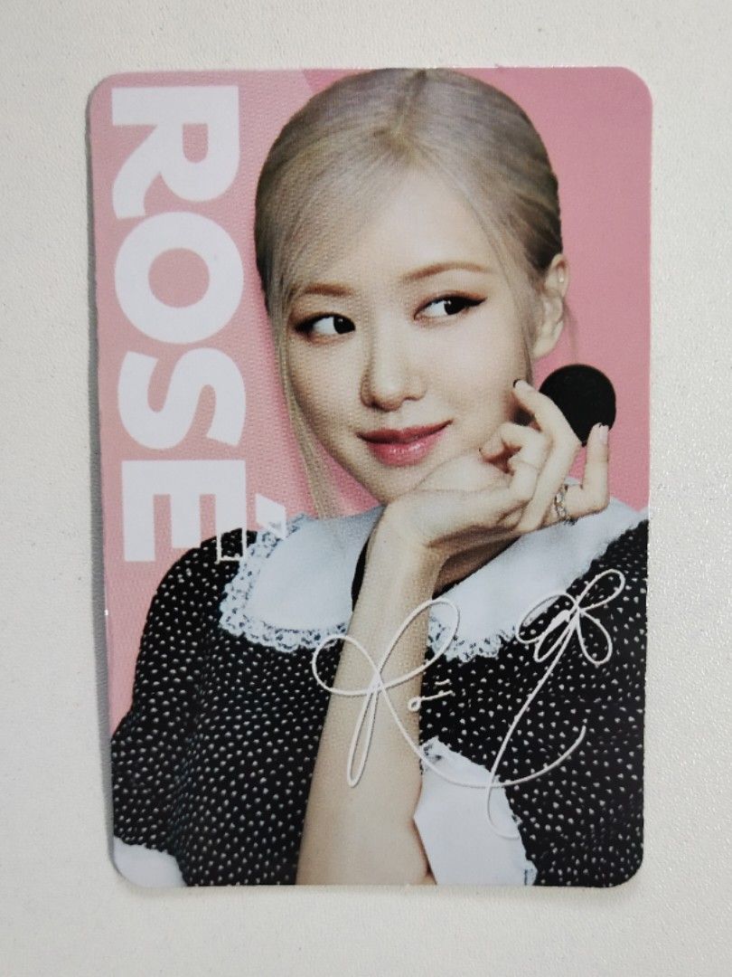 Oreo Blackpink Rose Card - Free Normal Mailing, Hobbies & Toys ...