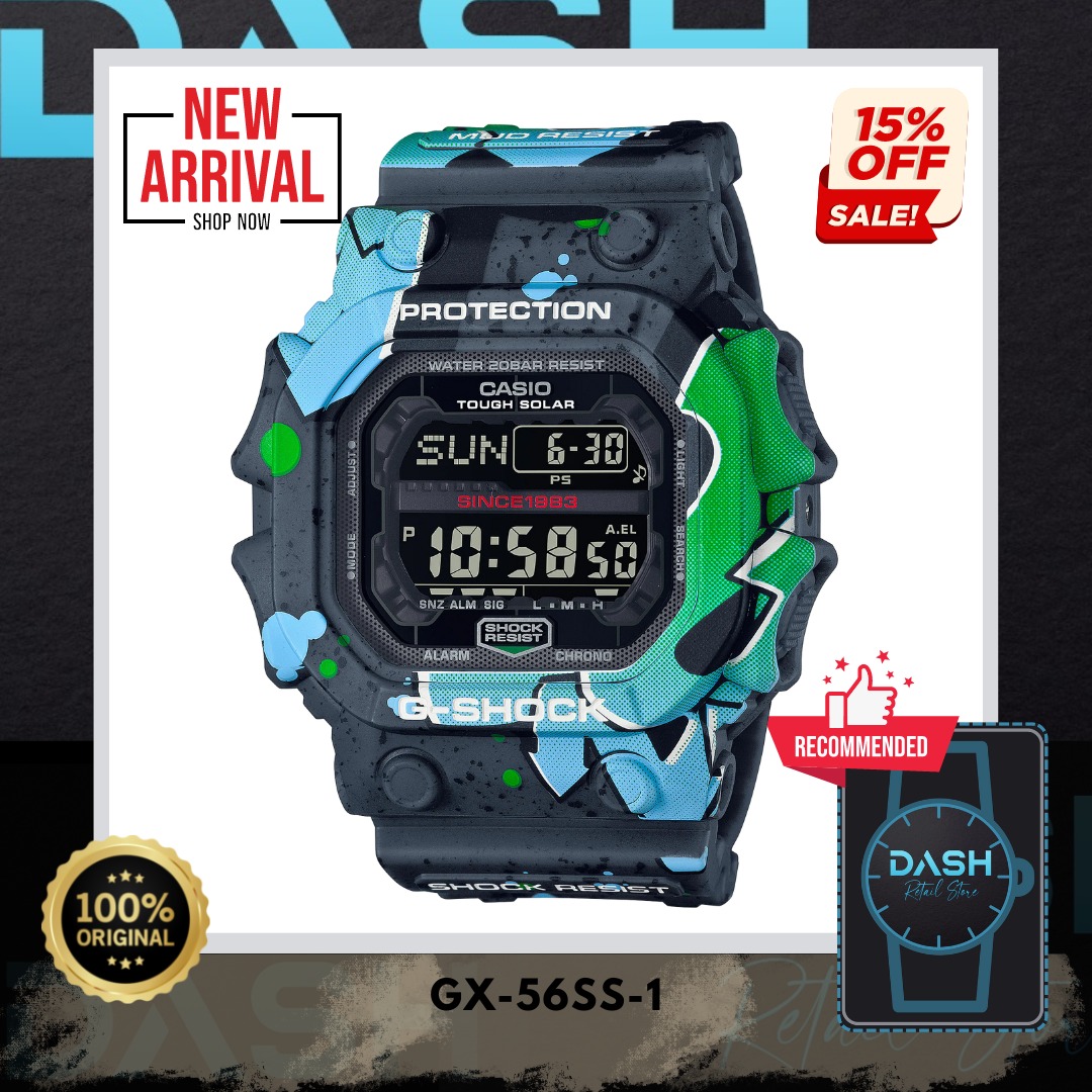 Original G-Shock GX-56SS-1 / GX56SS-1 - GX-56SS-1DR, Men's Fashion, Watches & Accessories ...