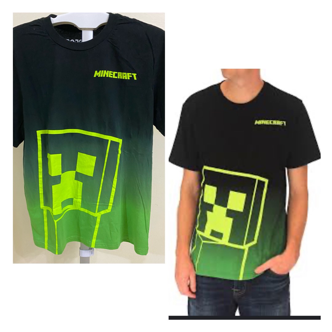 Original Minecraft Tee by Mojang Studios (New), Men's Fashion, Tops ...