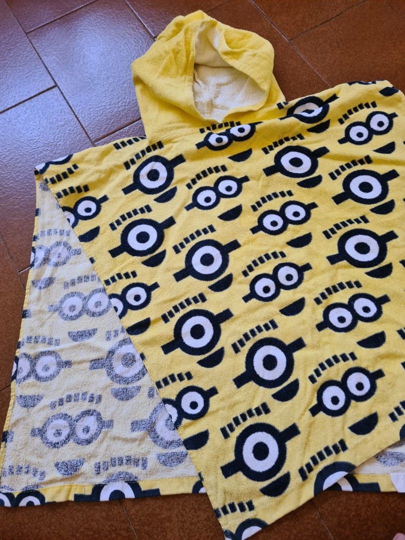 Original Minion Swim Towel Poncho for kids on Carousell