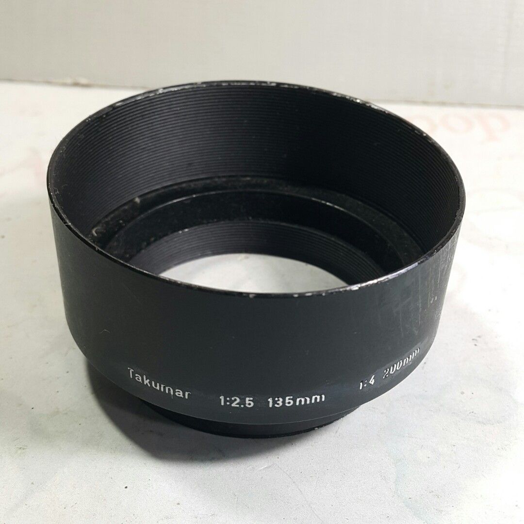 Original Takumar 135 2.5 Metal Lenshood, Photography, Lens & Kits on ...