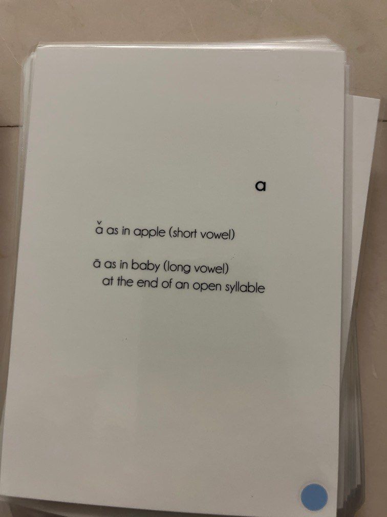 Orton Gillingham flashcards, Hobbies & Toys, Stationery & Craft ...