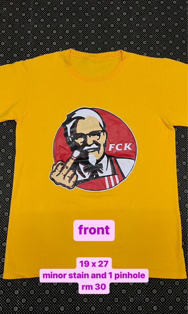 PARODY KFC, Men's Fashion, Tops & Sets, Tshirts & Polo Shirts on Carousell
