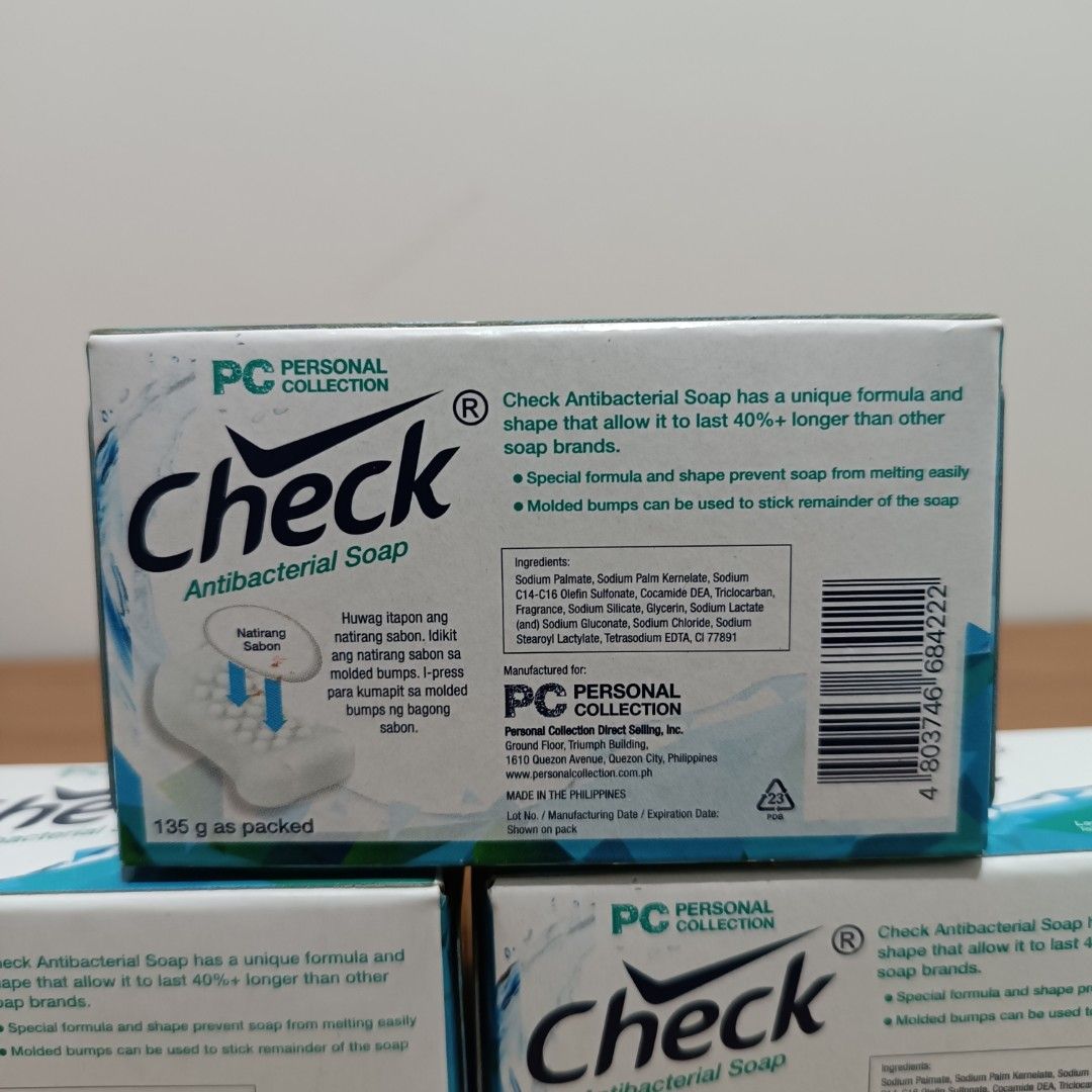 Personal Collection Check Soap and Trio Pack Soap, Beauty & Personal ...