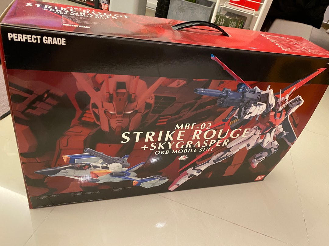 PG 1/60 MBF-02 Strike Rouge + Skygrasper Orb Mobile Suit - Perfect ...
