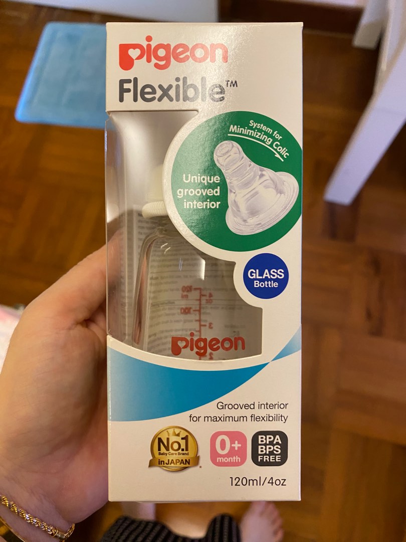 Pigeon glass bottles, Babies & Kids, Nursing & Feeding, Breastfeeding ...