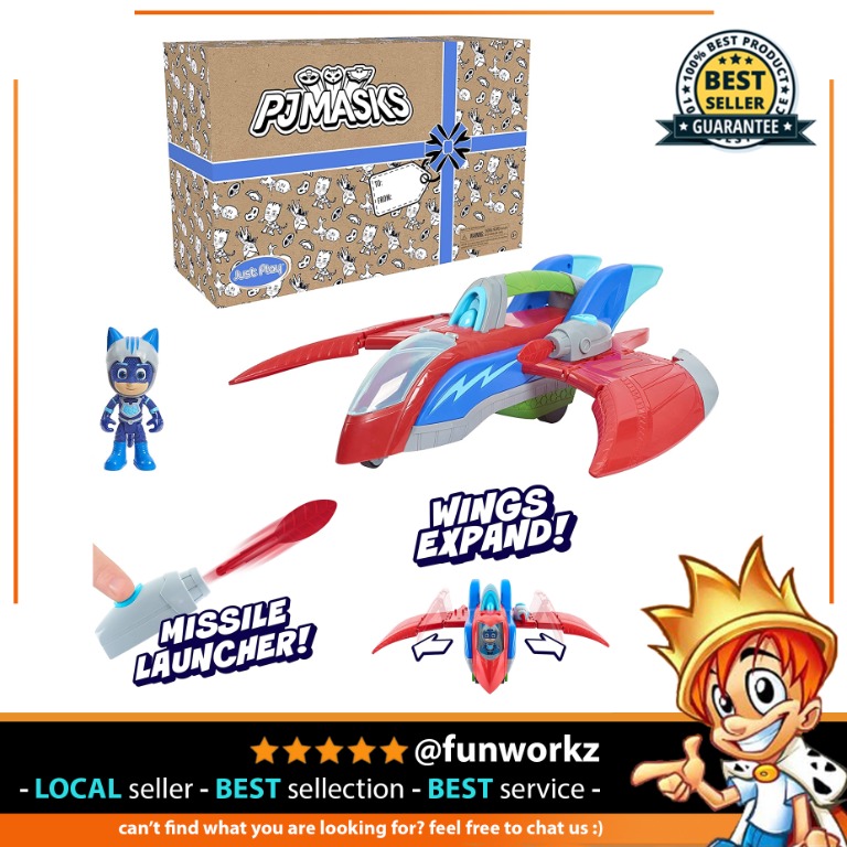 PJ Masks Air Jet plane, Hobbies & Toys, Toys & Games on Carousell