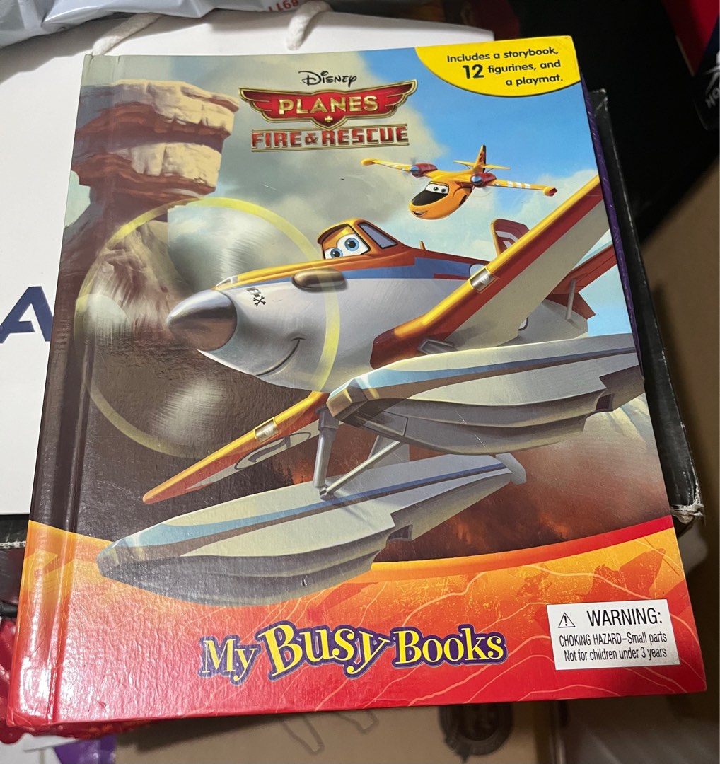 Planes Fire and Rescue Storybook with figurines, Hobbies & Toys, Books ...