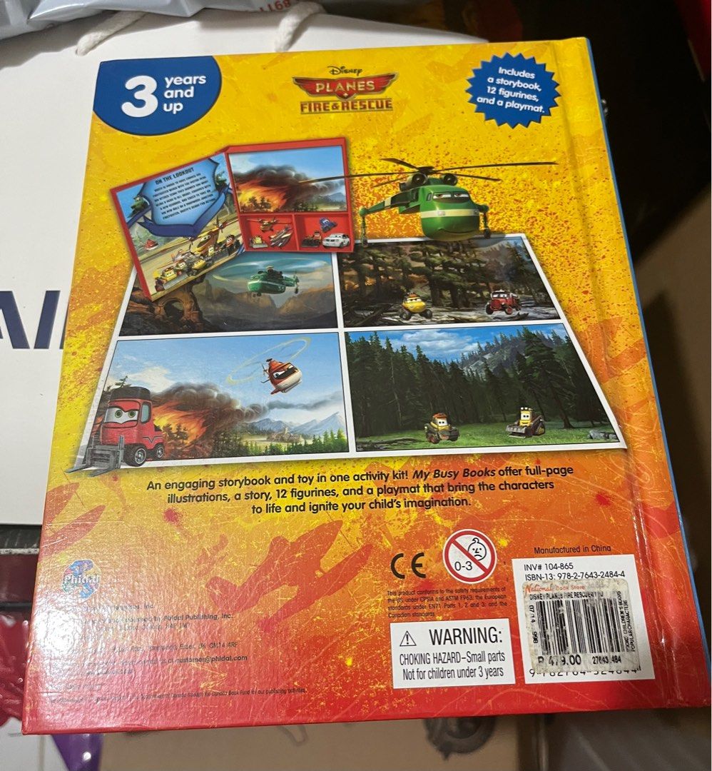 Planes Fire and Rescue Storybook with figurines, Hobbies & Toys, Books ...
