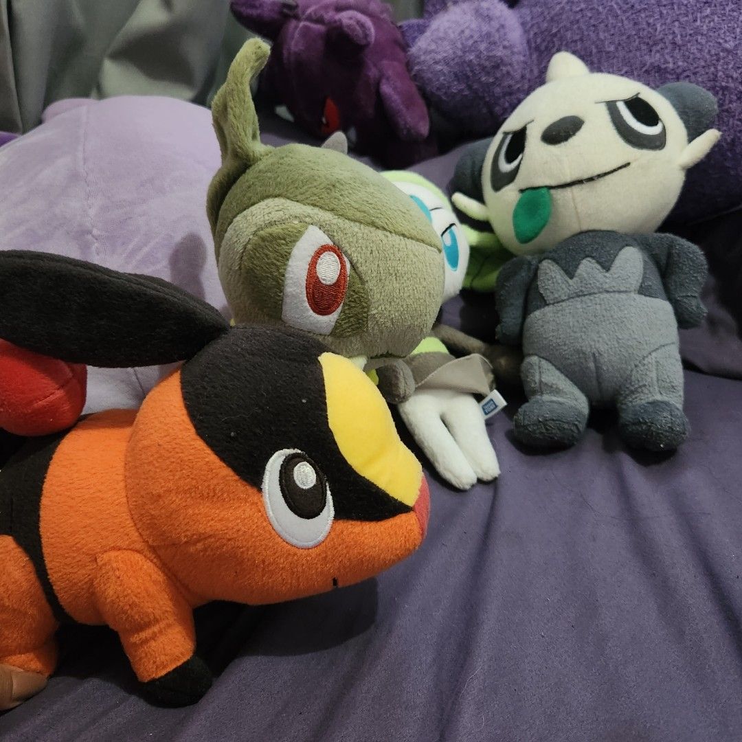 Pokemon Plushies stuffed toys charms Vintage, Brand New, Pokemon Center ...