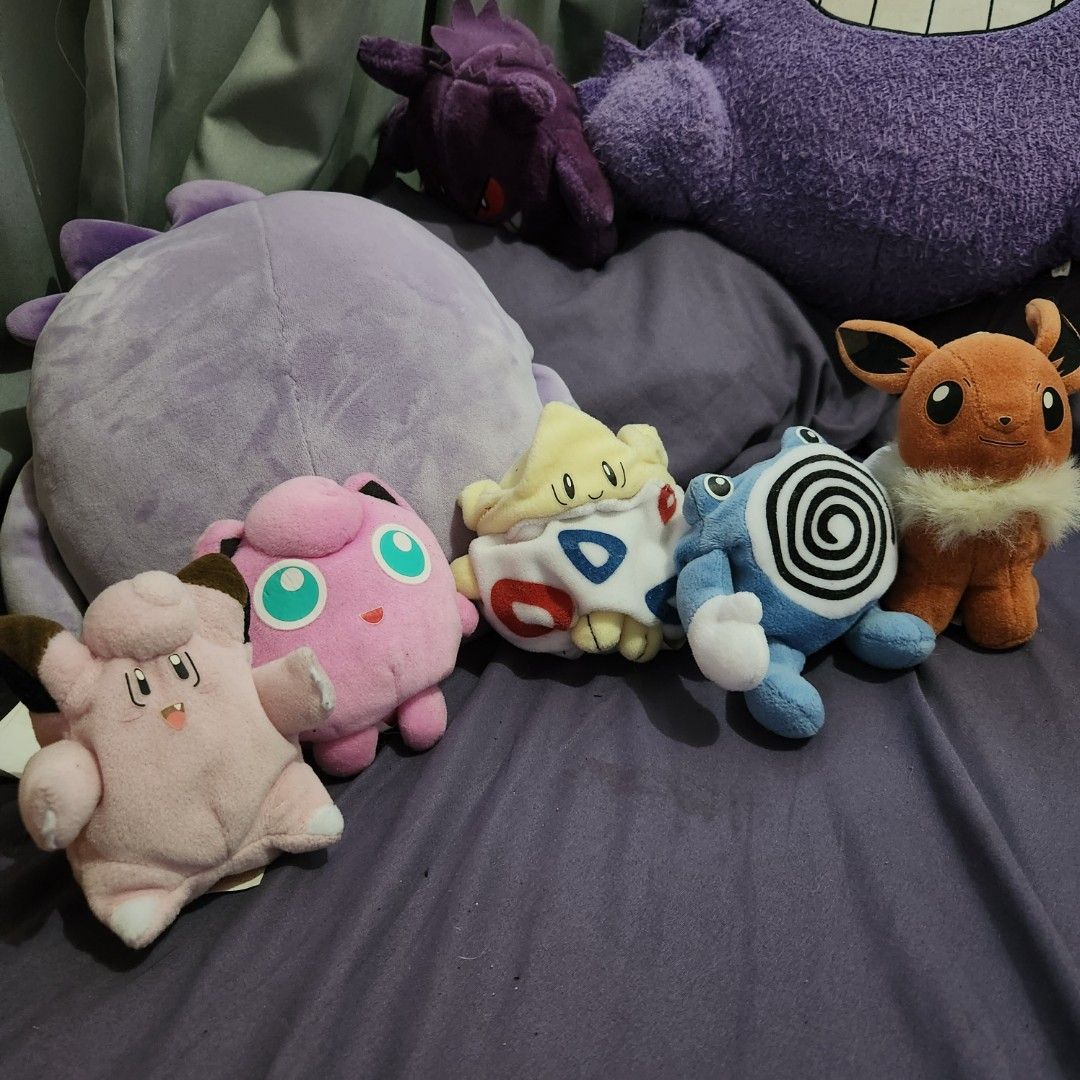 Pokemon Plushies stuffed toys charms Vintage, Brand New, Pokemon Center ...