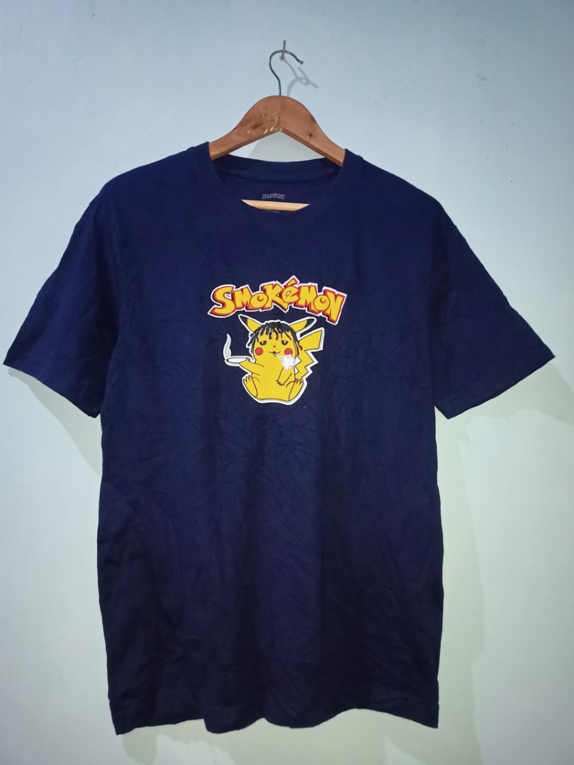 POKEMON SPOOF "SMOKEMON" WEED TEE, Men's Fashion, Tops & Sets, Tshirts ...