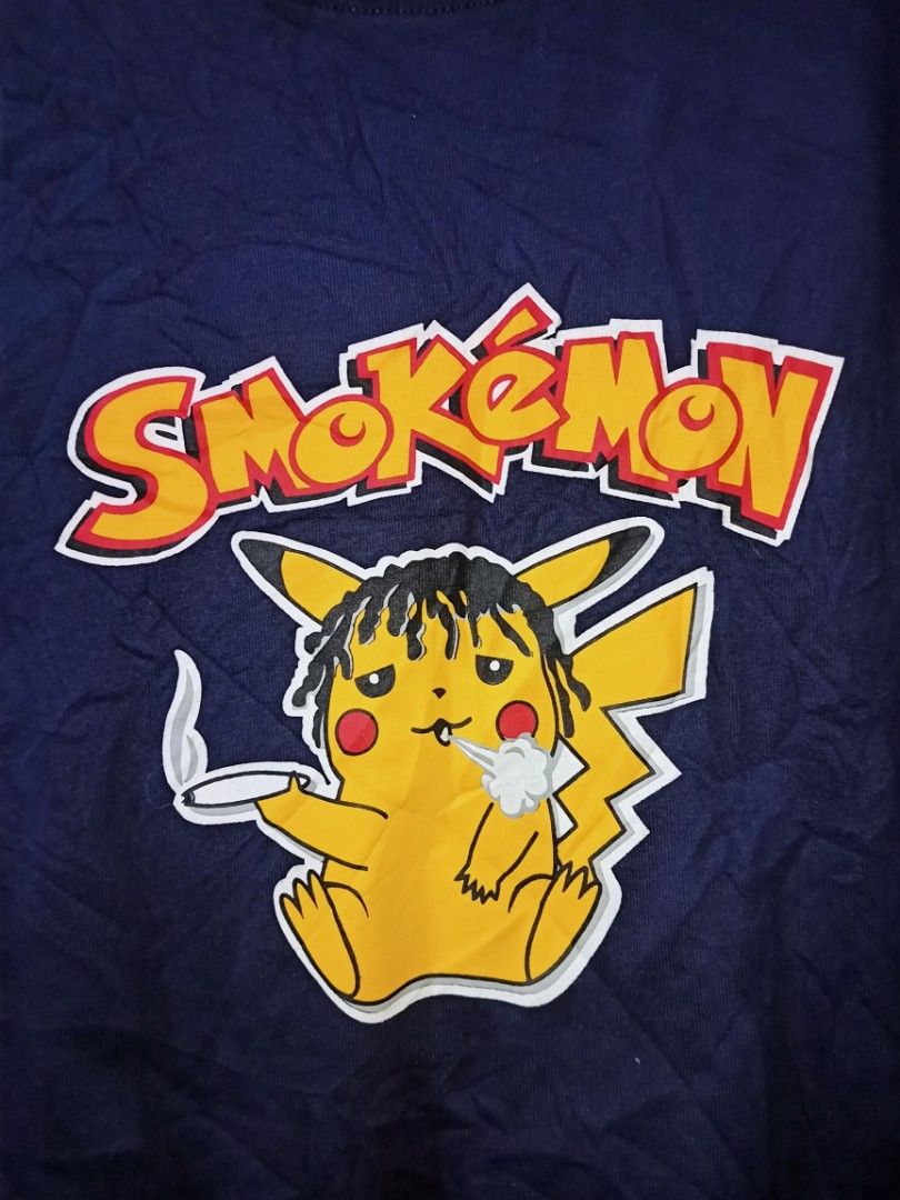 POKEMON SPOOF "SMOKEMON" WEED TEE, Men's Fashion, Tops & Sets, Tshirts ...