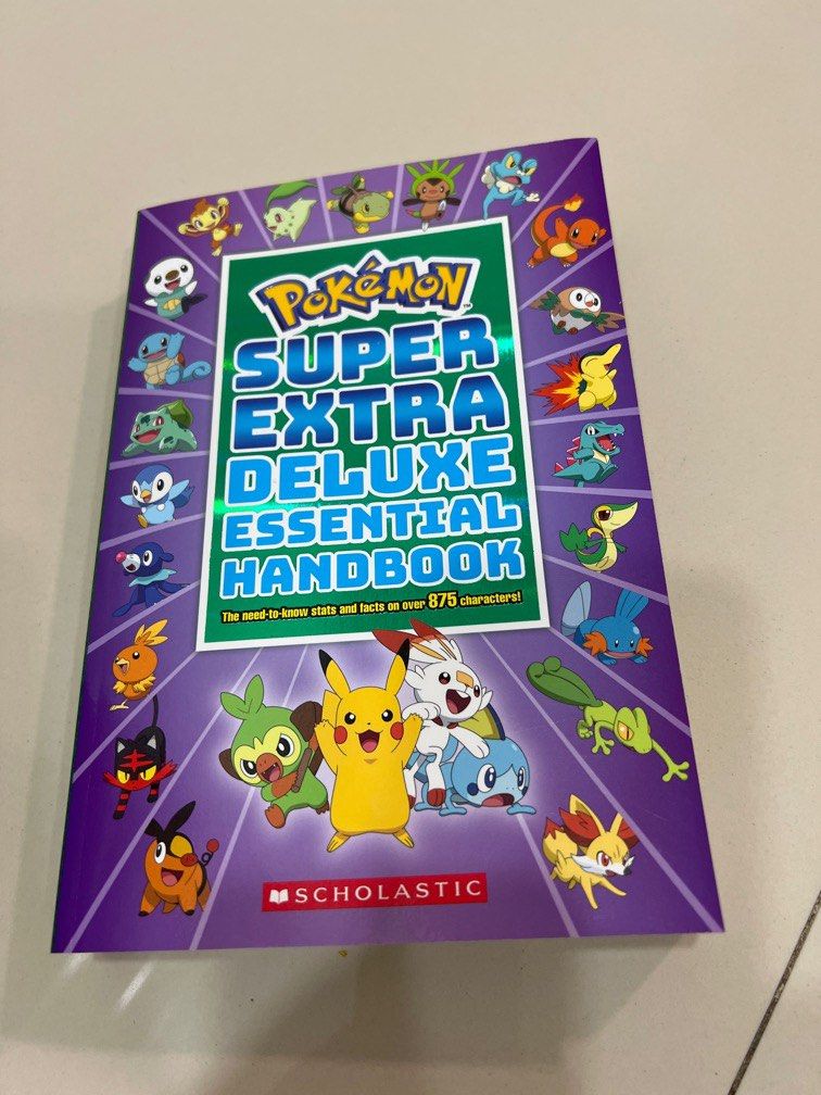 Pokemon Super Extra Deluxe Essential Handbook, Hobbies & Toys, Books ...