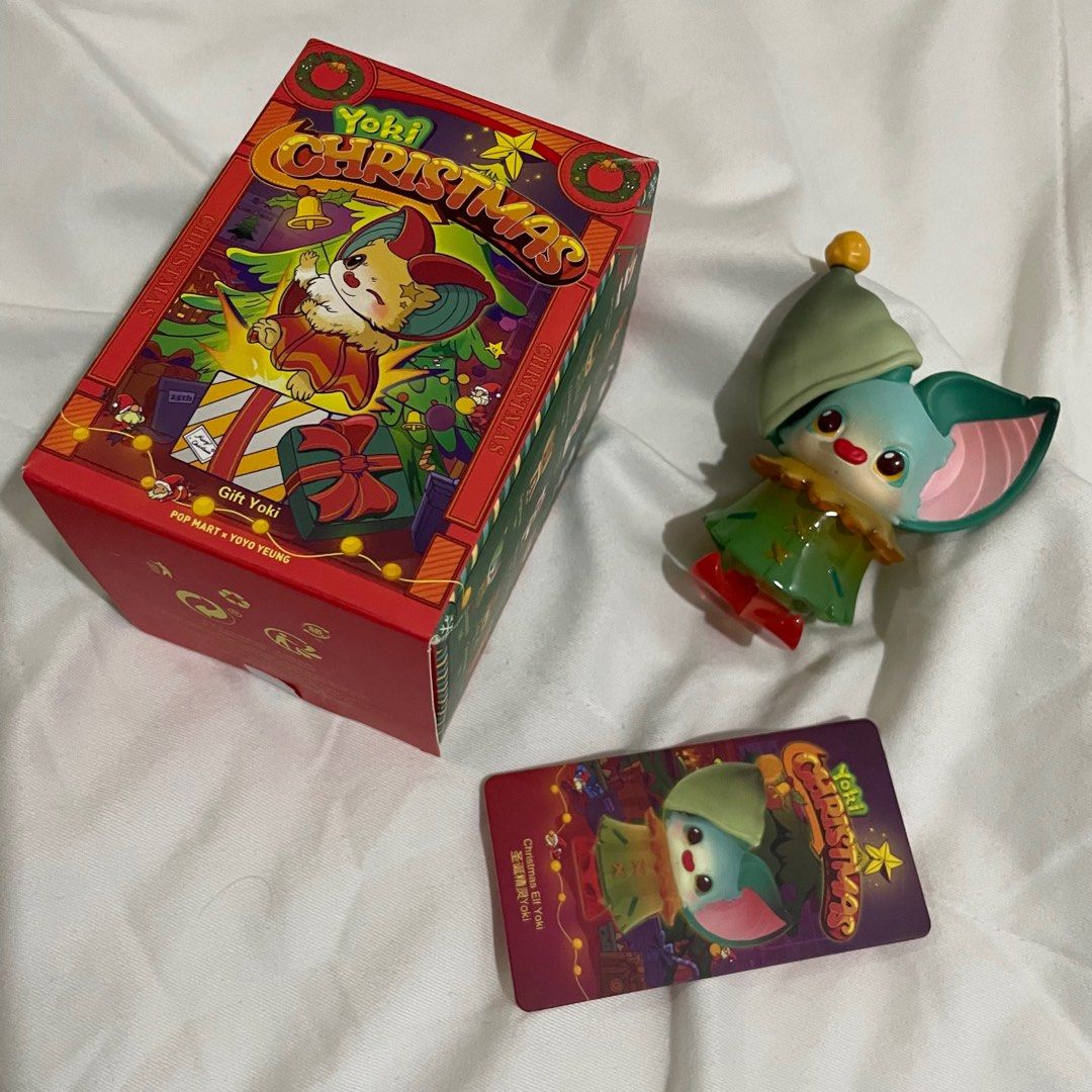 POP MART Yoki Christmas - Christmas Elf Yoki, Hobbies & Toys, Toys ...