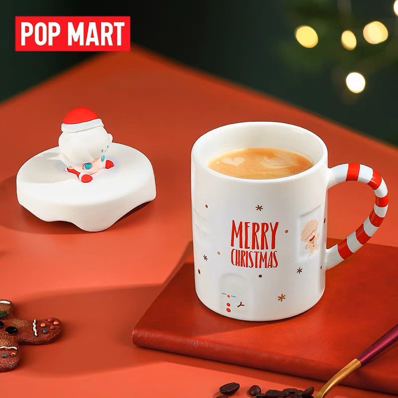 POPMART Dimoo Christmas Mug with cover, Hobbies & Toys, Toys & Games on ...