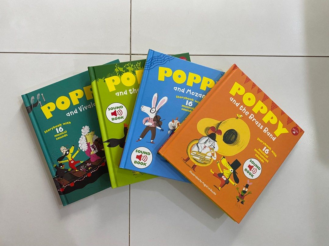Poppy Storybook with 16 musical sounds, Hobbies & Toys, Books ...