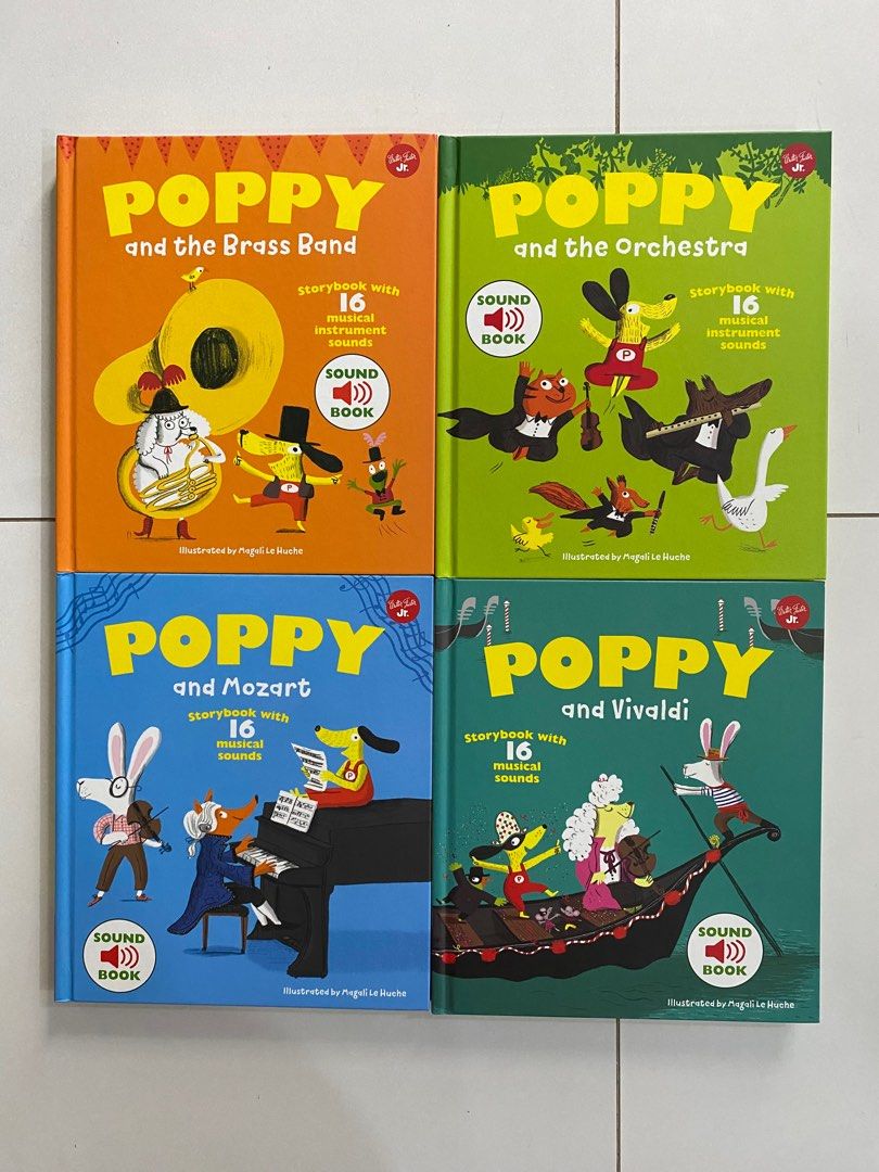 Poppy Storybook with 16 musical sounds, Hobbies & Toys, Books ...