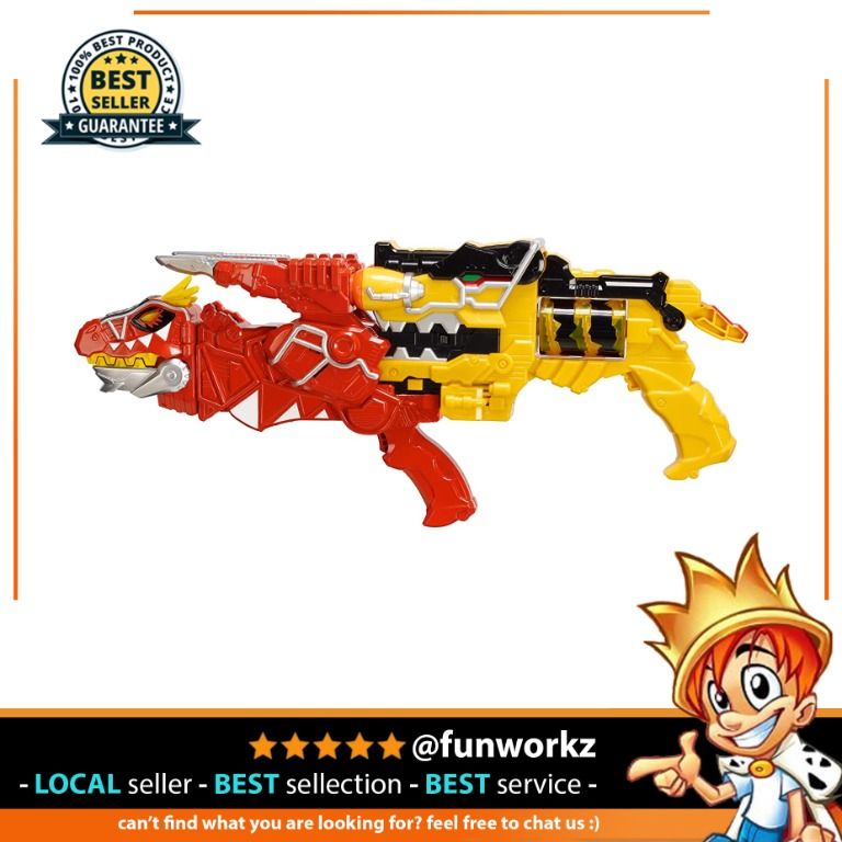 Power Rangers Dino Super Charge Morper and T-Rex Morpher Blaster Set ...