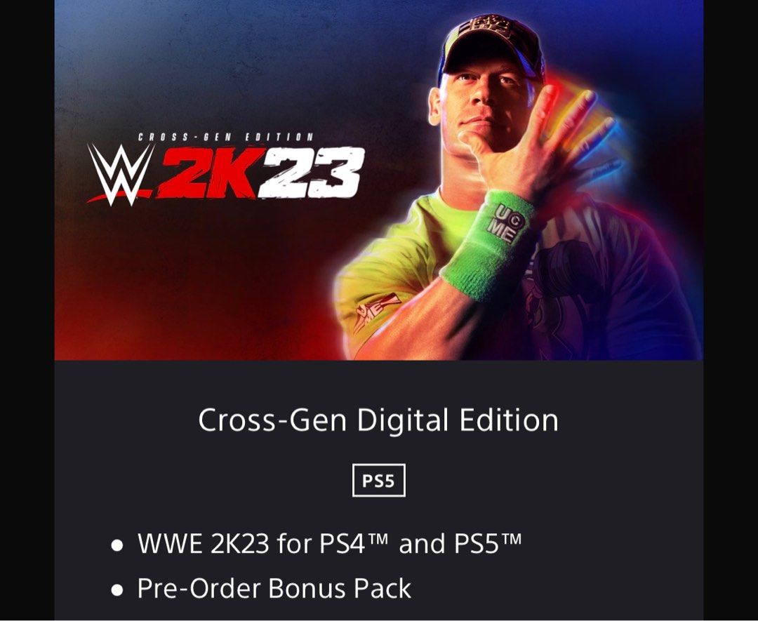 WWE 2K23 Digital Standard Edition - PlayStation 5 PS5 / PlayStation 4 ...