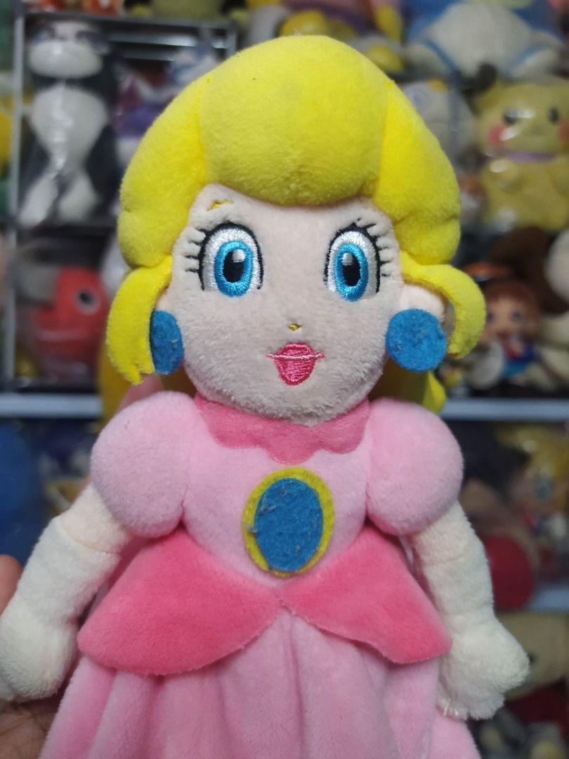 Princess Peach Toadstool Super Mario Game Plush Toy on Carousell