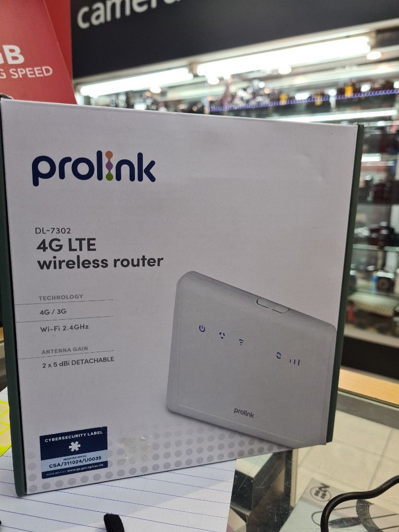 Prolink Dl 7302 Lte Cat4 Wi Fi Home 4g Router With Sim Slot 4 X Lan 1x Wan 1x Usb Port