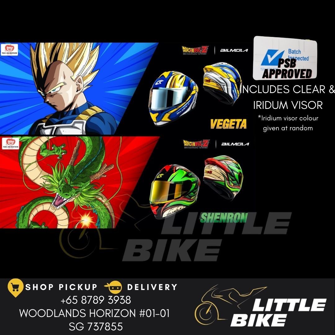 PSB APPROVED Bimola Dragon ball Z full face motorcycle helmet ...