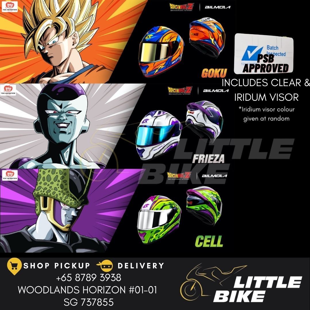 PSB APPROVED Bimola Dragon ball Z full face motorcycle helmet ...