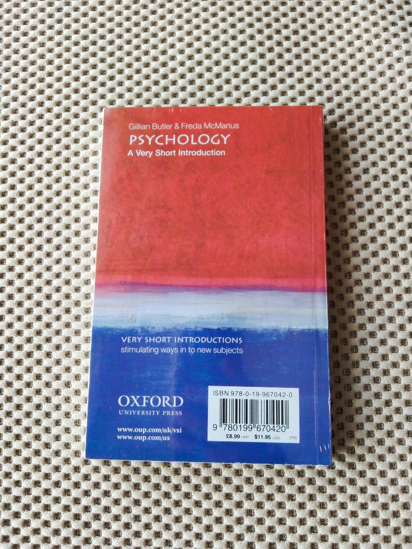 Psychology: A Very Short Introduction, Hobbies & Toys, Books ...