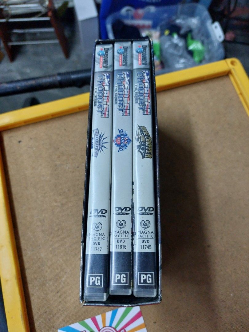 RARE American Chopper DVD Toolbox 4, Hobbies & Toys, Music & Media, CDs & DVDs on Carousell