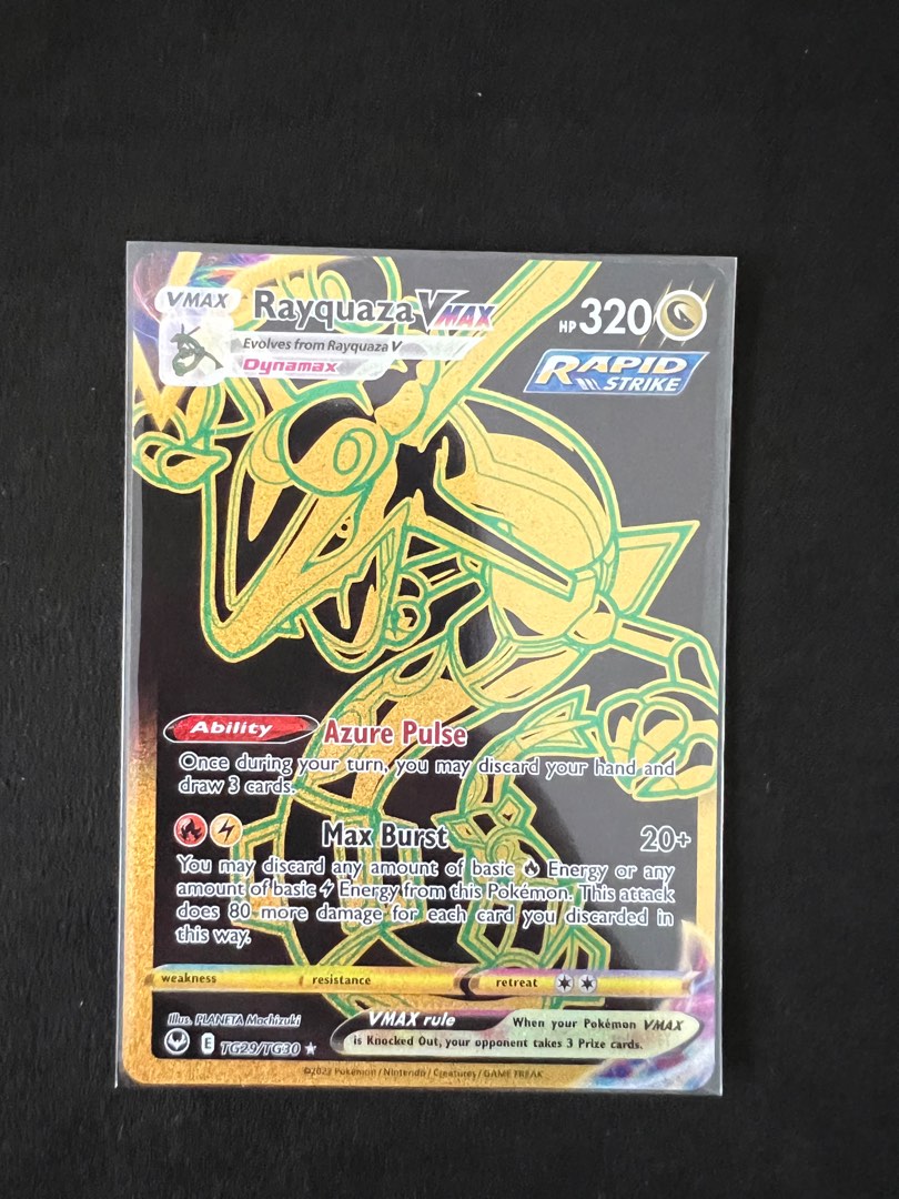 Rayquaza Gold, Hobbies & Toys, Toys & Games on Carousell