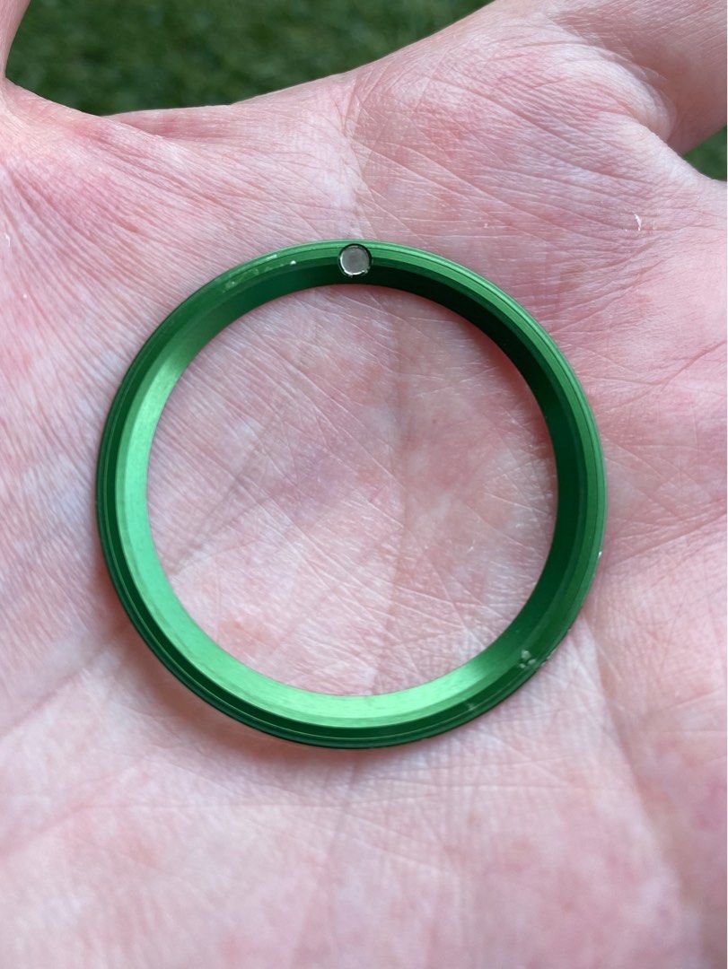 Rolex Submariner Green Bezel Insert, Luxury, Watches on Carousell