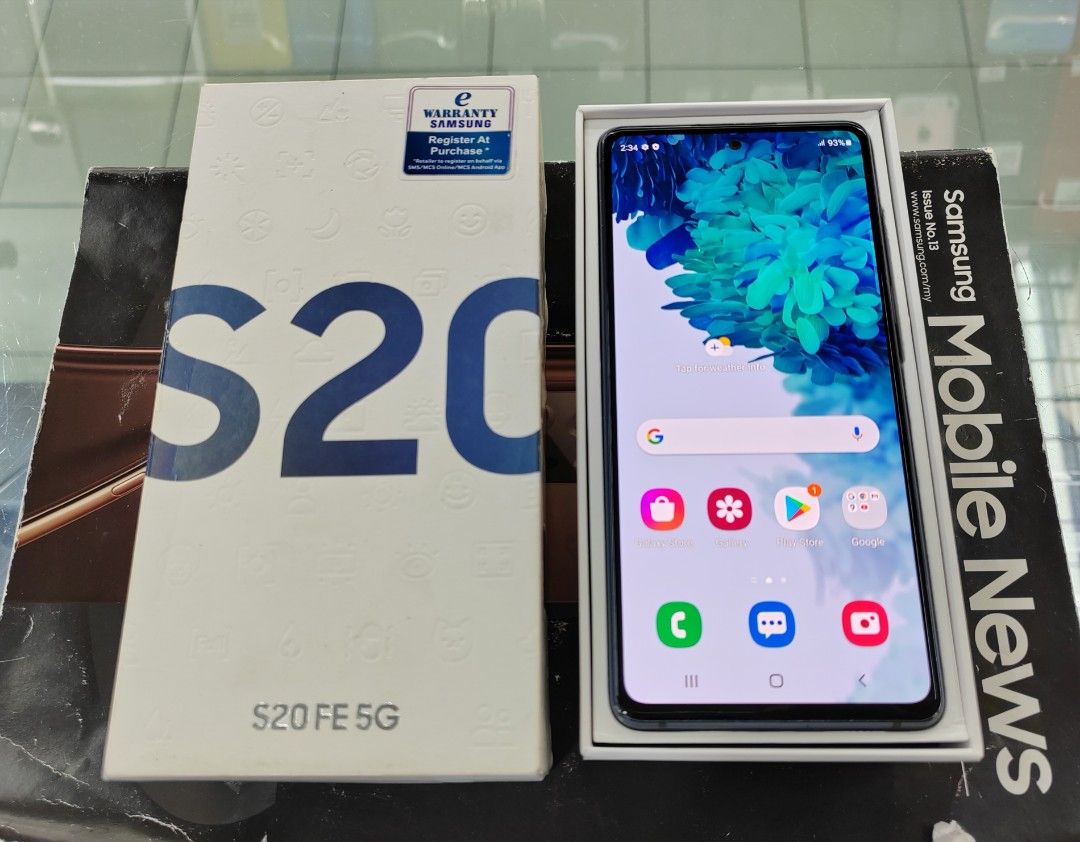 SAMSUNG GALAXY S20 FE 5G 8GB RAM + 256GB ROM SNAPDRAGON 865 5G FINGERPRINT SCANNER 4500MAH ...